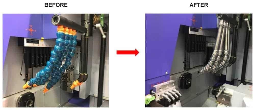 Articulated steel tube kits for Star machines