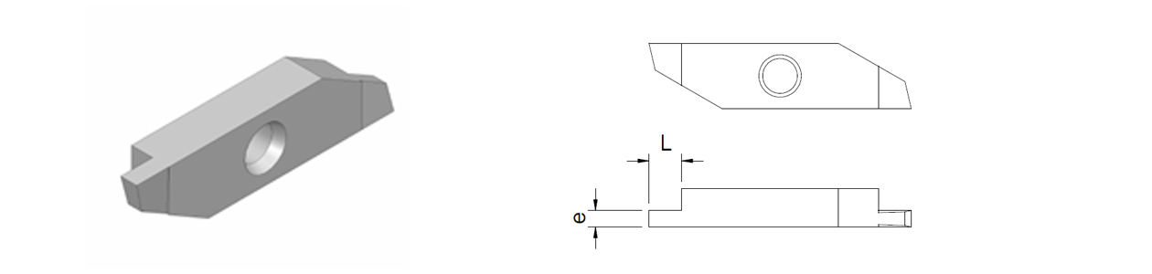 070R / 070L Grooving insert