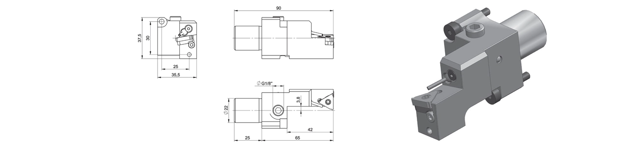 Insert Holder WP-STAR-16ER-SW